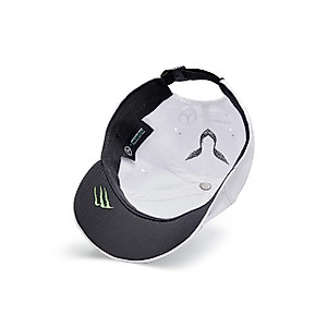 Mercedes AMG Petronas Formula One Team - Official Formula 1 Merchandise - Lewis Hamilton 2022 Team Cap - White - One Size