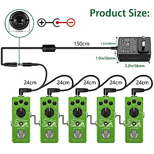 AC Adapter for 9VDC for Brother Label Makers P-Touch PT-1 2 3 5 6 7: PT-D210 PT-D200 AD24 AD60 PT-D200G PT-D201 PT-D202 PT-D215e PT-E100 PT-E105, E1 P3 D2 Series Charger Power Supply Cord