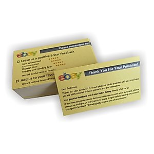 EppoBrand 70x Thank You For Your Purchase Feedback Request Card Package Insert for Ebay sellers