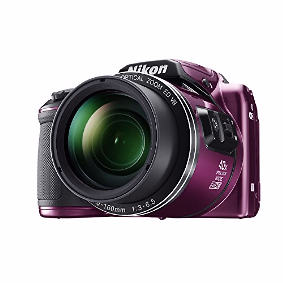 Nikon COOLPIX B500 16MP 40x Optical Zoom Digital Camera with Built-in Wi-Fi - (Plum) - (International Version)
