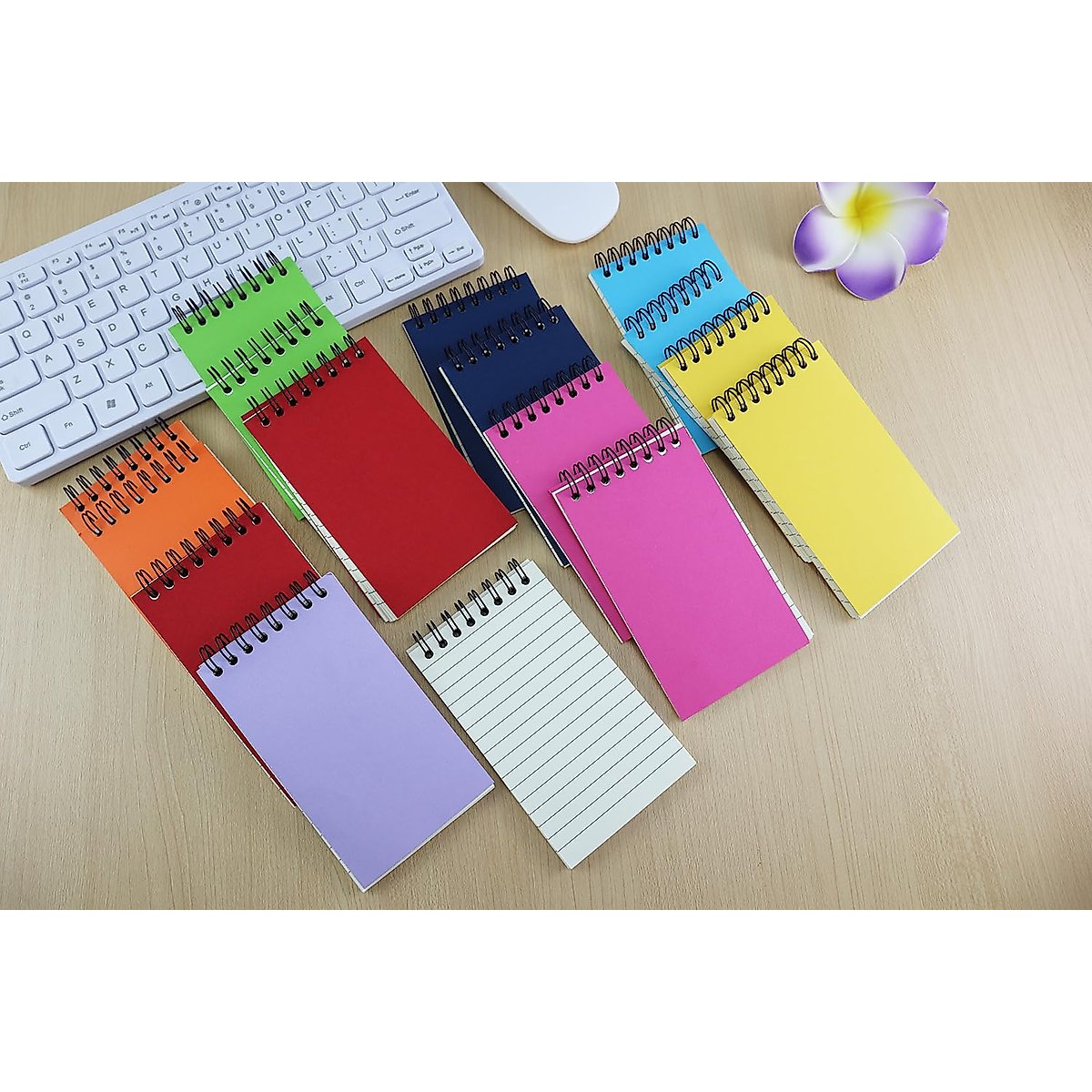 Aacehlh Small Spiral Notebook Set of 16,Mini 3x5 Pocket Notebook With Lined Pages, 60 Sheets Per Notepad, Memo Pads for Work, Home, Office, School, Gifts