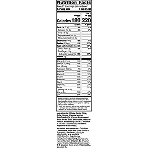 General Mills Peanut Butter Chex Cereal, Gluten Free Breakfast Cereal, Made with Whole Grain, 12.2 OZ