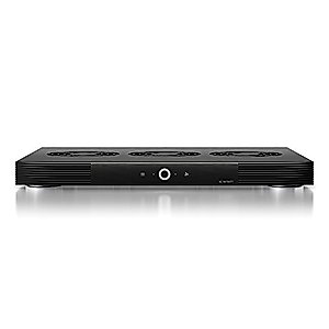 AC Infinity AIRCOM S9, Quiet Cooling Fan System 17" Top-Exhaust for Receivers, Amps, DVR, AV Cabinet Components