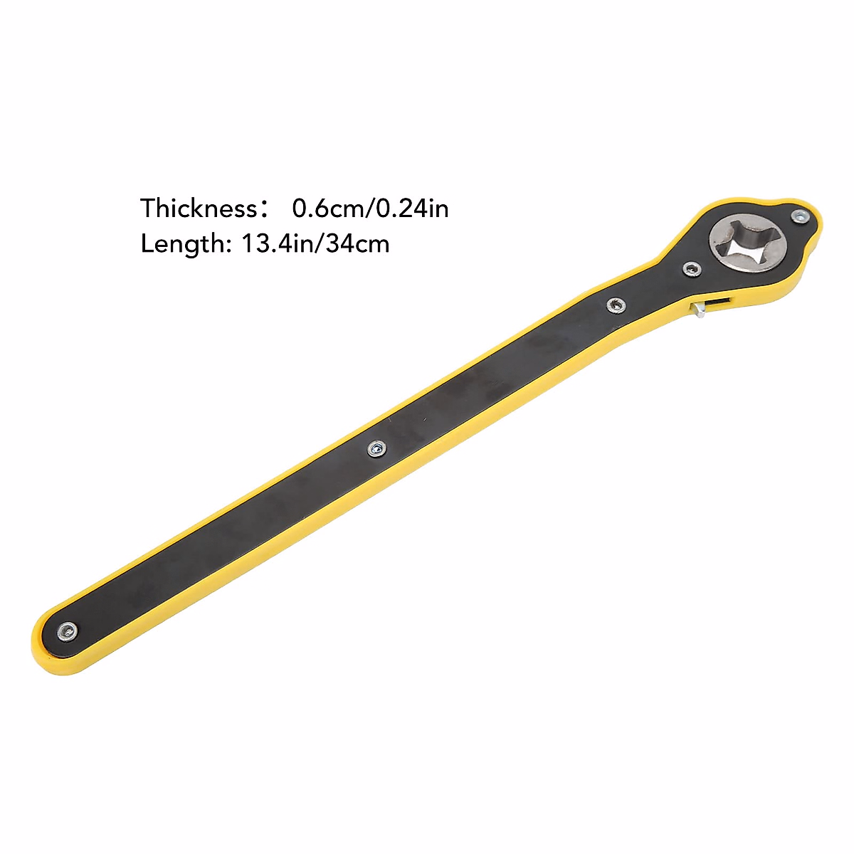 Auto Labor-Saving Jack Ratchet Wrench, Universal 360 Degree Swivel Tire, Pair 13.4in Car Jack Ratchet Wrench Labor Saving Tire Wheel Lug Wrench Repair Tool for Cars SUVs Trucks