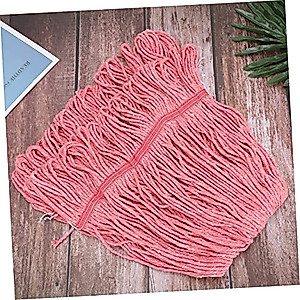 KALLORY 1pc Replacement Mop Pads Industrial Mop Thin Headband Sponge Mops Floor Mops Microfiber Spray Mop Practical Mop Cloth Mop Cloth Replacement Cleaning Mop Cloth Mop Head Red Supplies