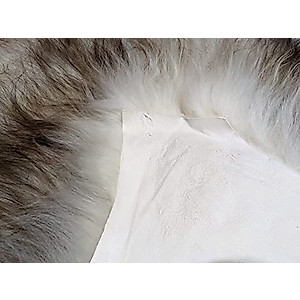 Home Collezione by Salvani Genuine Icelandic Sheepskin Rug Throw (Shade of Brown) 24"x36"