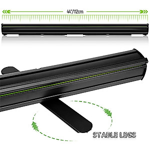 ZUOCHEN Green Screen Backdrop 3.6x6.6FT Portable Collapsible Chromakey Background Panel with Solid Aluminium Shell, Pull Up Wrinkle-Resistant Fabric for Twitch Streaming, YouTube Videos, Live Game
