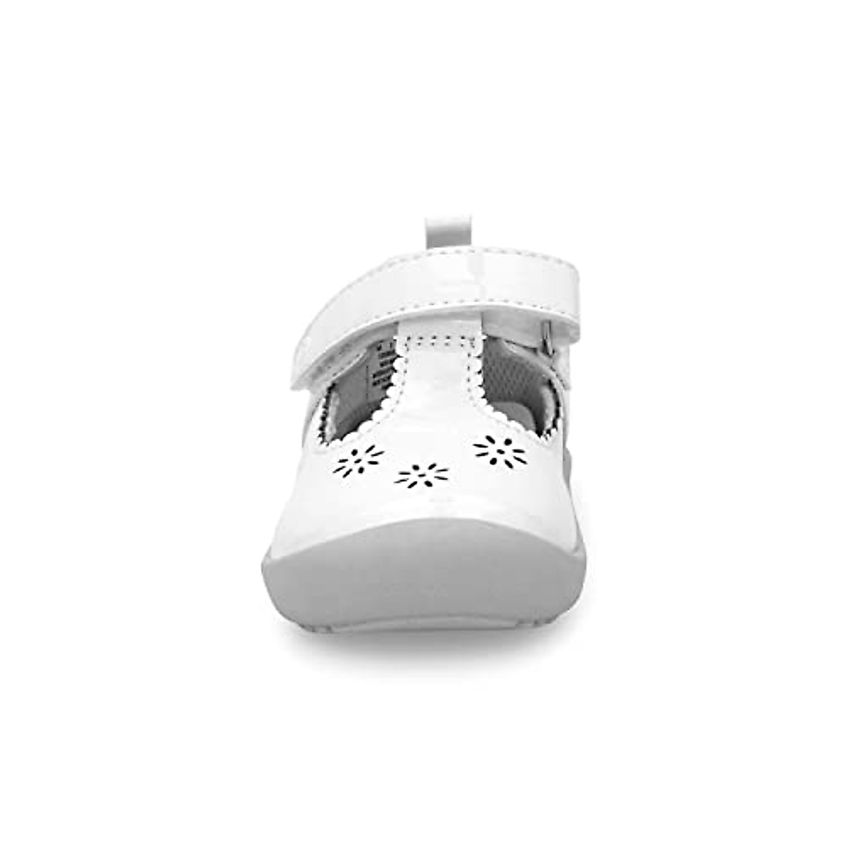 Stride Rite 360 Girls Cheyenne Mary Jane Flat, White, 5 Toddler US