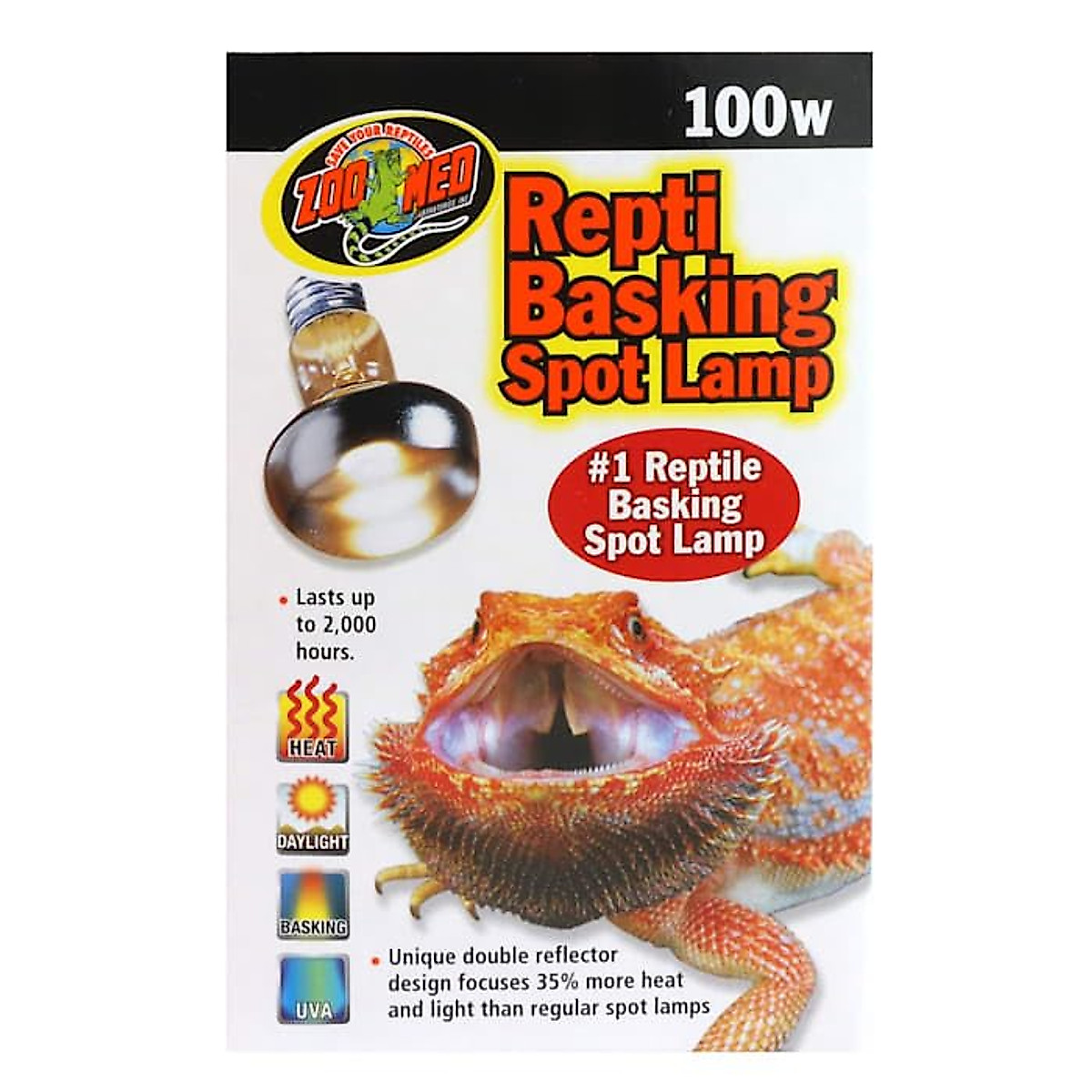 Zoo Med Repti Basking Spot Lamp 100watt for Reptiles
