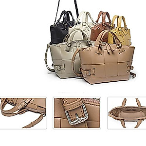 Leather Shoulder Bags Female Handbags Weave Crossbody Bags For Ladies Totes Bolsas Feminina