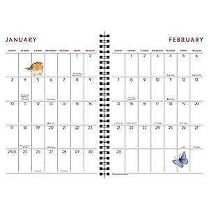 Marjolein Bastin Nature's Inspiration 2021 Monthly/Weekly Planner Calendar