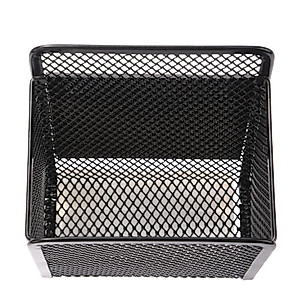 Magnetic Pencil Holder - Extra Strong Magnets Mesh Marker Holder Perfect for Whiteboard, Refrigerator and Locker Accessories (1 Baskets, 1 Pack Black)
