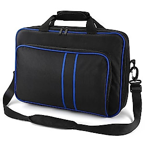 PS5 Travel Case, PS5 Bag Compatible with PlayStation 5 Console, PS5 Travel Bag Playstation 5 Carrying Case Console Digital, Disk Edition, Controller, Stand, Game Cards,PS5 Travel Case hHard Shell