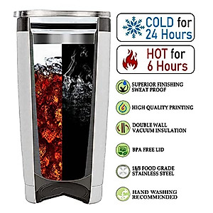 WAZONE Personalized Mechanic Tumbler Customized Name Travel Mug Insulated Coffee Cup Stainless Steel Tumblers with Lid 20oz 30oz Holiday Birthday Christmas Mechanics Themed Gift Funny For Men Him