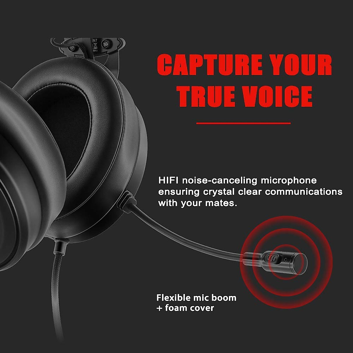 LUPSAN Gaming Headset for Xbox one PS4 Controller, PC Mic Stereo Gamer Headphones with Microphone Computer Nintendo Switch Playstation 4 PRO Xbox 1 x Games