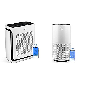LEVOIT Air Purifiers Up to 1900 Ft² in 1 Hr with Washable Filters, Air Quality Monitor, Smart WiFi, Pet Hair in Bedroom, Vital 200S & Air Purifiers, Pet Allergies, White