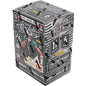 2024 Panini Absolute Football 6-Pack Blaster Trading Card Box (Jayden Daniels, Drake Maye, Bo Nix, Caleb Williams Possible Rookies)