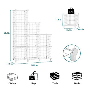GIMTRR 12 & 9 White Cube Storage Bundles