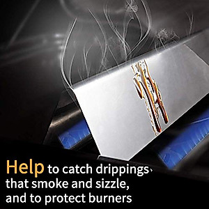 SHINESTAR 24.5-Inch Durable Flavorizer Bars Replacement for Weber Genesis 300 Series (Side- Control), Genesis E-310 E-330 Grill Parts, Stainless Steel, 5-Pack