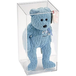 Pioneer Plastics 083C Small Clear Plastic Display Case, 3.5" W x 3.75" D x 8" H (Mailer Box)