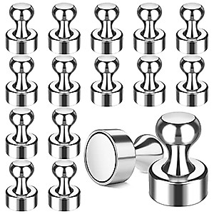 FINDMAG 16 Pack Magnets for Whiteboard, Fridge Magnets, Small Magnets, Refrigerator Magnets, Neodymium Magnets for School, Home, Garage, Crafts