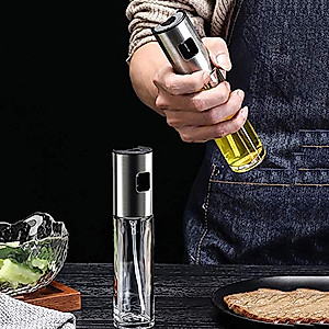 ZEREOOY Oil Sprayer for Cooking Olive Oil Sprayer Mister for Air Fryer Vegetable Vinegar Oil Portable Mini Kitchen Gadgets for Baking,Salad,Grilling,BBQ,Roasting (One Piece)