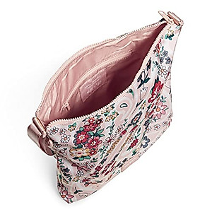 Vera Bradley Women's Recycled Lighten Up Reactive Hipster Crossbody Purse, Prairie Paisley, One Size