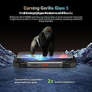 Blackview N6000 Rugged Smartphone 2023, 4.3-inch Small Android 13 Phone, 16GB 256GB Octa-core MTK Helio G99 6nm, 48MP + 16MP Camera, Dual SIM 4G, QHD+ Display 3880mAh 18W Fast Charge Rugged Phone, NFC