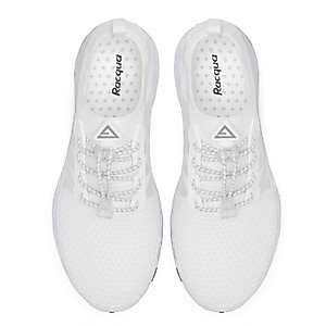 Racqua Womens Water Shoes Swim Lightweight Quick Drying Beach Aqua Shoes Walking Shoes for Swimming or Water Sport White 8.5