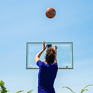 Baden Contender Official Basketball | Durable Indoor-Outdoor Basketball for Youth & Adults, Wide Channel, Natural Orange, 28.5-Inch