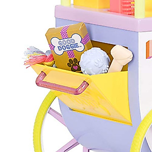 Glitter Girls – GG Pup Pet Shop on Wheels – Pet Accessory with Play Food for 14-inch Dolls & Plush Dogs – Toys, Clothes, and Accessories for Kids Ages 3 and Up
