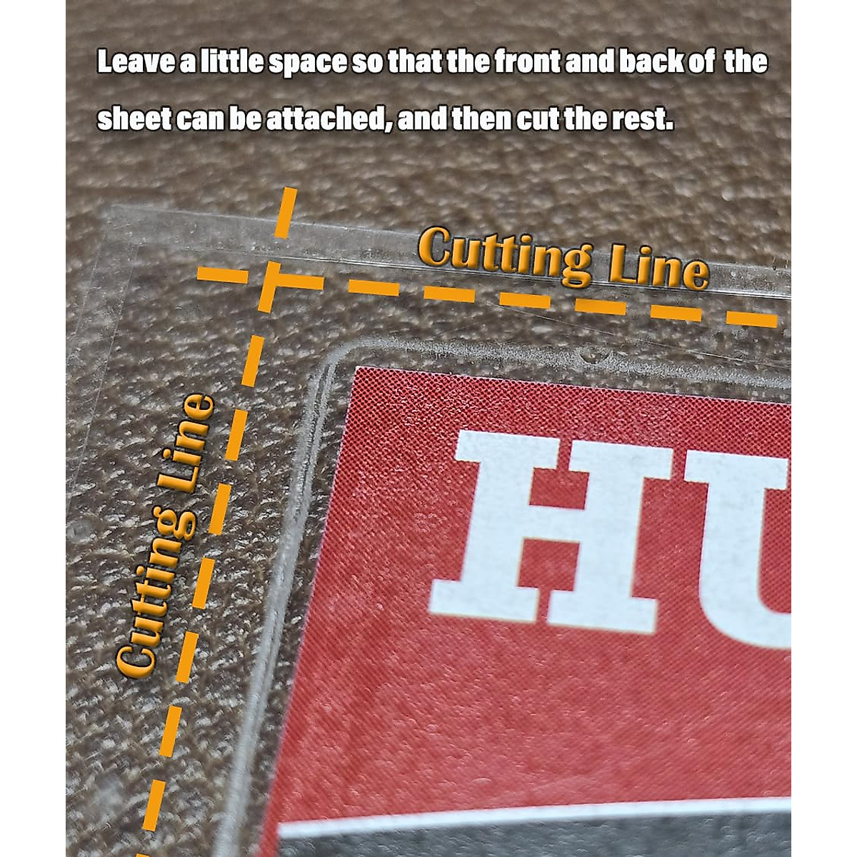 Pack of 24, Self-Adhesive Laminating Sheets, Clear Letter Size (9 x 12 Inches), 4 mil Thickness