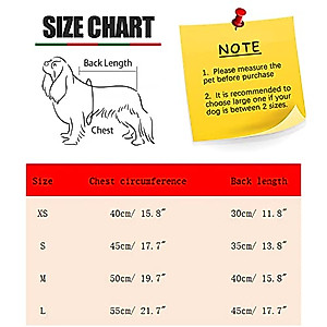 SEIS New Year Dog Flower Coat Warm Cat Clothes Winter Pet Costume Christmas Hoodie for Cats Teddy Bichon Small Medium Dogs (Size S (Chest Circumference 45cm/ 17.7"))