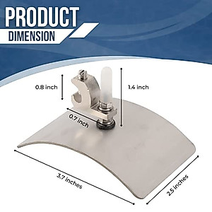 Above-Ground Pool Skimmer Water Bonding Plate Kit - Compliant Pool Water Equipotential Bonding