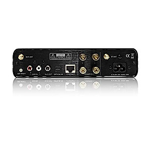 Soundavo NSA-250 Multi-Room Audio Streamer Amplifier 50W + 50W | Supports Airplay, DLNA, WiFi & Bluetooth | 24bit 192 kHz Hi-Fi Audio Streaming Integrated 2.1 Channel Amp for Home Speakers