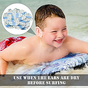 500 Pcs Ear Covers for Shower Baby Waterproof Ear Stickers Kids Ear Protection Tape Disposable Ear Protectors for Swimming Bathing Surfing Snorkeling Hair Dye Sleeping