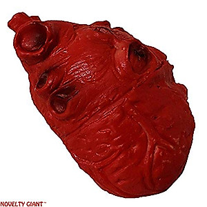 NOVELTY GIANT WWW.NOVELTYGIANT.COM Life Size Foam Heart Gory Halloween Prop