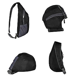 Peicees Sling Bags Men Women Shoulder Backpack Mini Chest Day Bag Kids Small Cross Body Pack