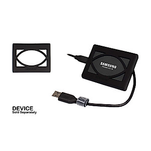 Alltravel External Solid State Drive Bumper Sleeve for Samsung T5 Portable 250GB 500GB 1TB 2TB SSD USB 3.0 External Solid State Drives, Super Strong Bumper Anti Shock, Shake and Drop (Black)