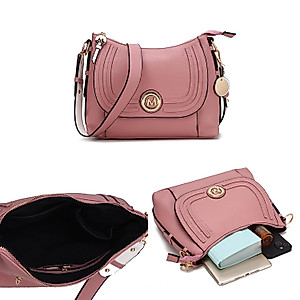 MKF Collection Crossbody Bag for Women, Shoulder Bag Lady Large Messenger Purse By Mia K