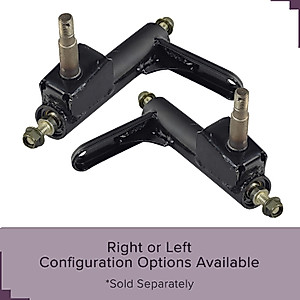 AlveyTech Left Spindle Steering Knuckle for the Coleman KT196 Go-Karts - Replacement Durable Off-Road 4-Wheeler Quad Parts, 196cc 6.5 Hp Gas Powered Go-Kart Vehicle Suspension Accessories, DIY Install