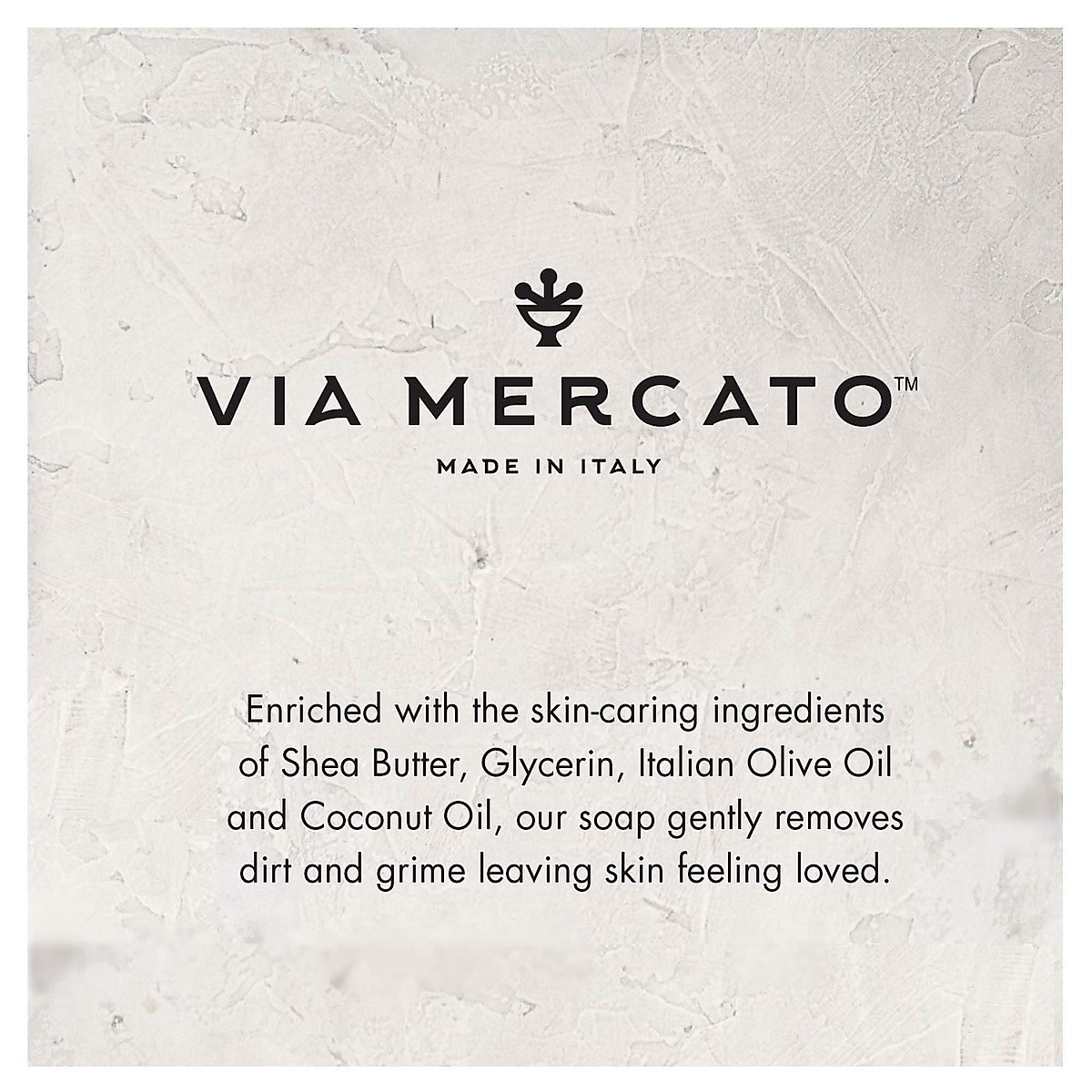 Via Mercato Italian Soap Bar (200 g), No. 5 - Waterlily & Sandalwood