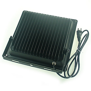 QUANS 50W Ultra Violet UV LED Light for Curing Glue Blacklight Fishing Aquarium Glow in The Dark Special Effects, 110V US Plug (50 Watt)