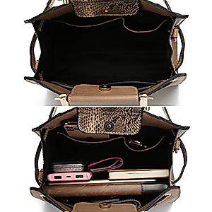 MKF Crossbody Satchel Bags for Women - PU Leather Pocketbook Handbag - Shoulder Strap, Lady Top Handles Purse Blush