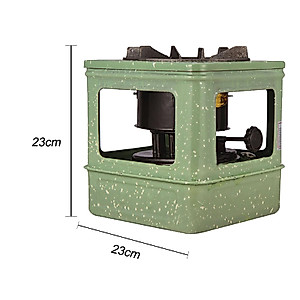 Portable Kerosene Stove - 8 Wicks Round Camping Picnic Burner - Backpacking Oil Stoves, Indoor Kerosene Stove Portable For Backpacking, Outdoor Ghores