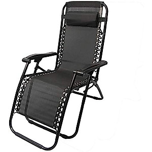 XZGDEN Lightweight Folding Deck Chair Zero Gravity Chair Patio Lounge Recliners Adjustable Folding for Pool Side Outdoor Yard Beach One Size Sun Lounger Garden Chairs (Color, Size : One Size)