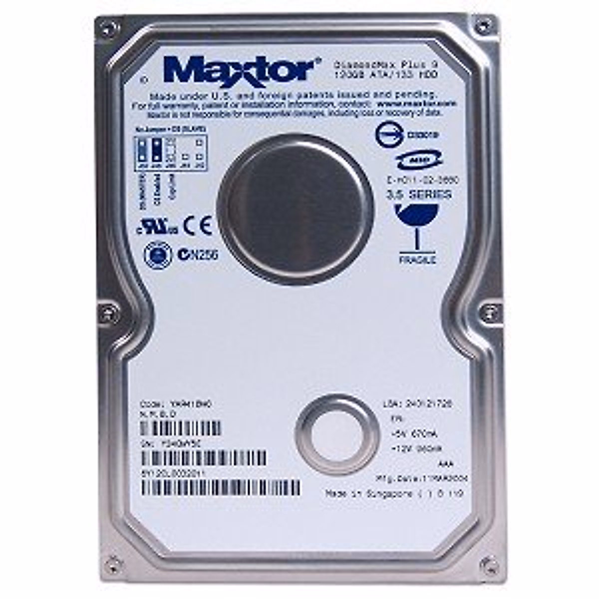 Maxtor 6Y120L0 120GB UDMA/133 7200RPM 2MB IDE Hard Drive