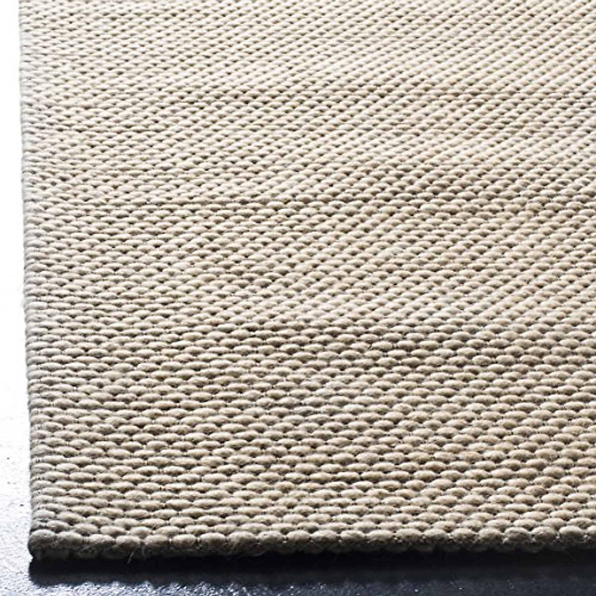 SAFAVIEH Natura Collection 9' x 12' Beige NAT801B Handmade Premium Wool Living Room Dining Bedroom Area Rug