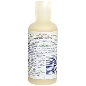 St. Ives Soothing Oatmeal and Shea Butter Body Wash 3 oz (Pack of 2)