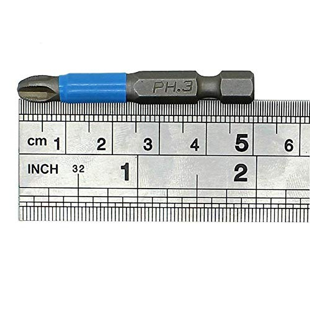 AUTOTOOLHOME 10pcs Hex Magnetic Anti Slip Impact Screwdriver Bit Set Phillips PH3 2" Power Tool